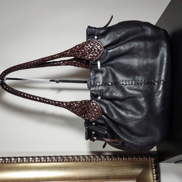 Paolo Masi | Bags | Paolo Masi Pebbled Leather Tote Bag | Poshmark
